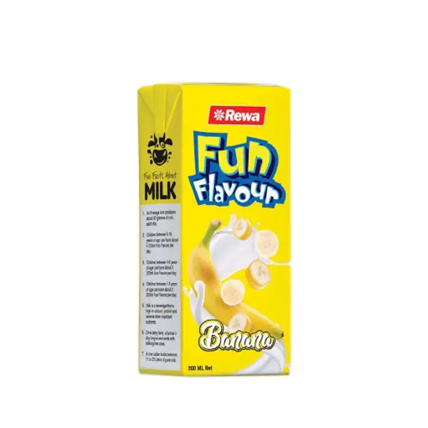 REWA FUN FLAVOUR BANANA (200ml) - Sunrise Fresh